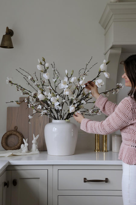 Faux Spring Branches Arrangement – The Suffolk Nest
